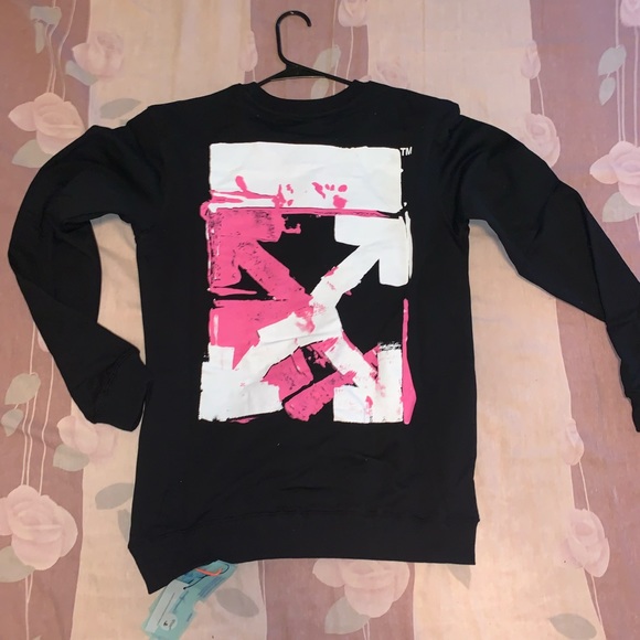 Off-White | Shirts | Pink Acrylic Off White Logo | Poshmark